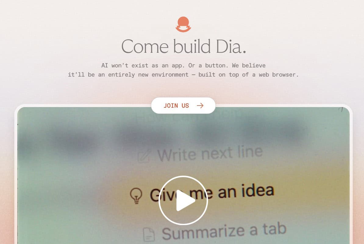 Dia: un browser AI dai creatori di Arc - MRW.it